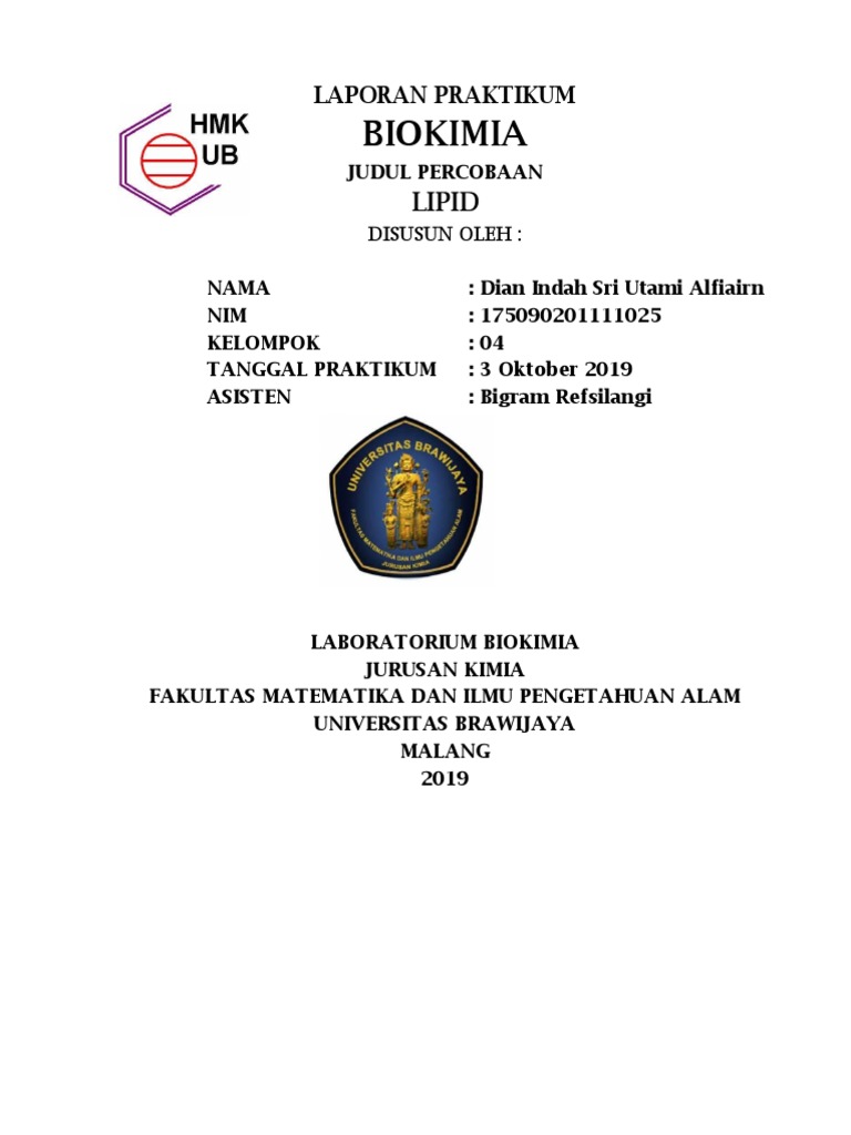 Praktikum Biokimia: Analisis Lipid | PDF | Kesehatan Holistik | Teknologi & Rekayasa