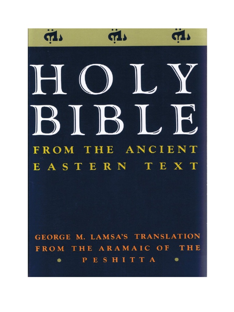 Peshitta Bible | PDF | Cain And Abel | Christianity