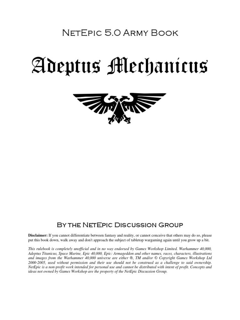 Adeptus Mechanic Us Army Book v5K Final | PDF | Artillery | Artillery ...