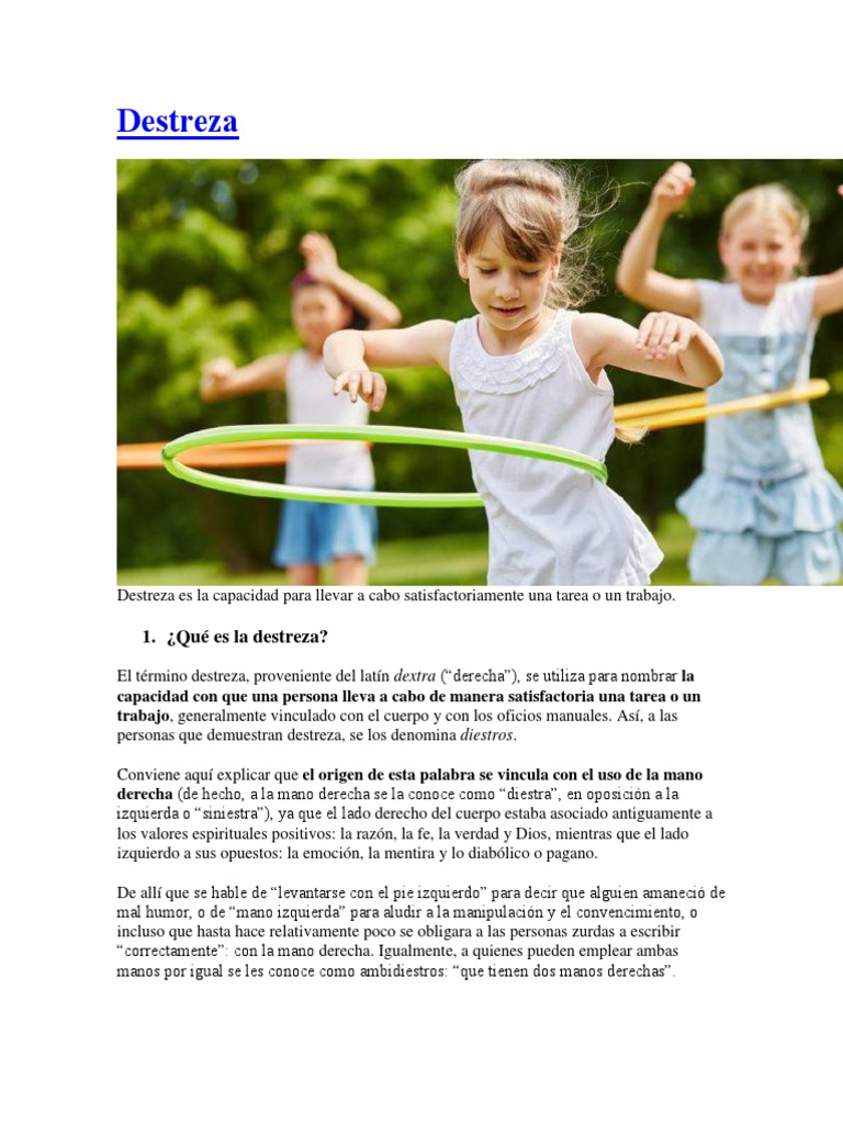 Destreza | PDF