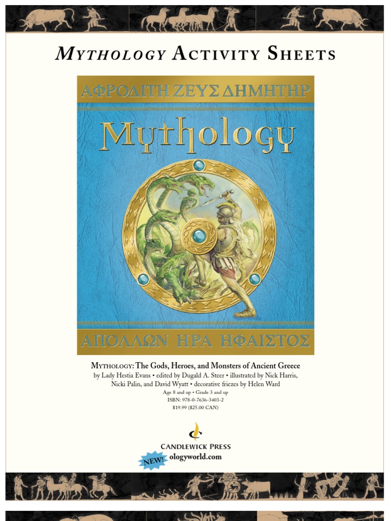 Mythology Activity Kit | PDF | Twelve Olympians | Demigods Of Classical ...