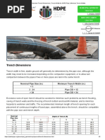Thrust Block Specifications and Dimensions | PDF | Concrete | Materials