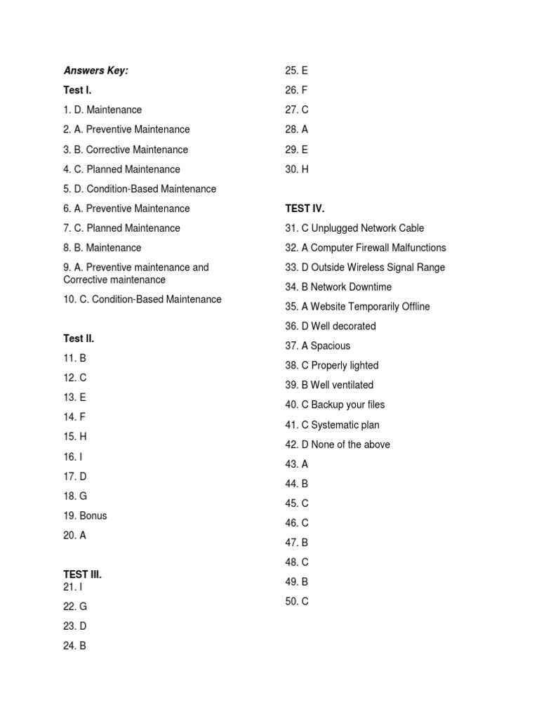 ICT Grade 10 Answer Keys | PDF