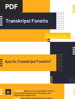 Tabel Transkripsi Fonetik Bahasa Indonesia | PDF