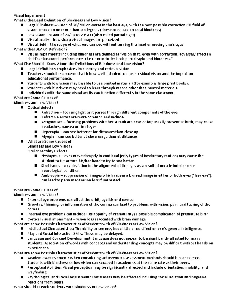 Case Study For Sped | PDF | Visual Impairment | Hearing Loss