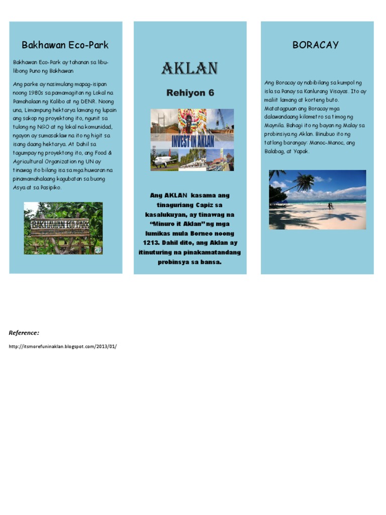 Ang Kagandahan NG Aklan | PDF