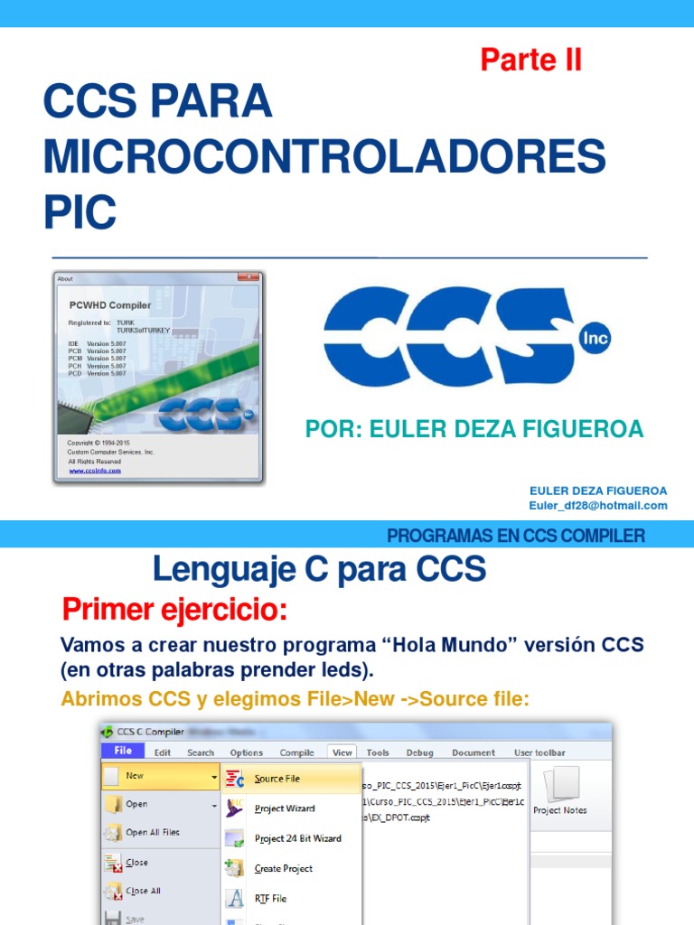 Microcontroladores PARTE II | PDF | C (lenguaje de programación) | Poco