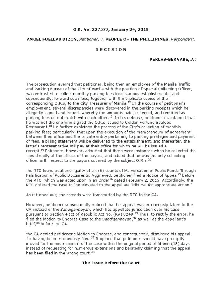 Dizon vs. People | PDF | Appeal | Justice