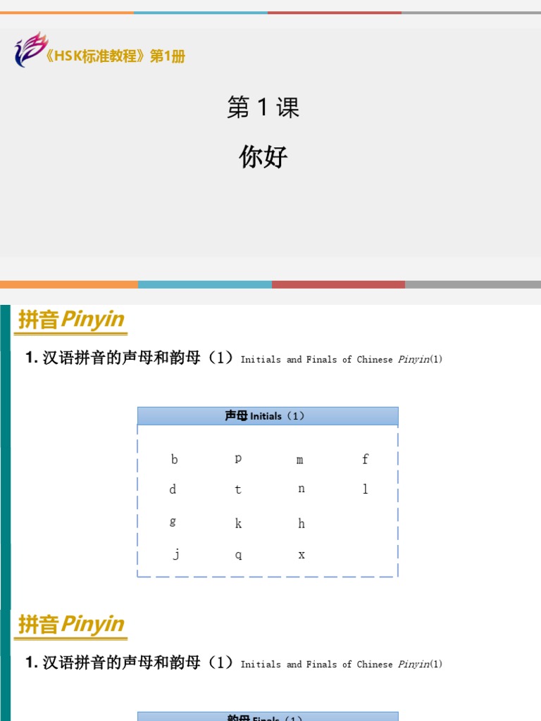 HSK1 L1 | PDF