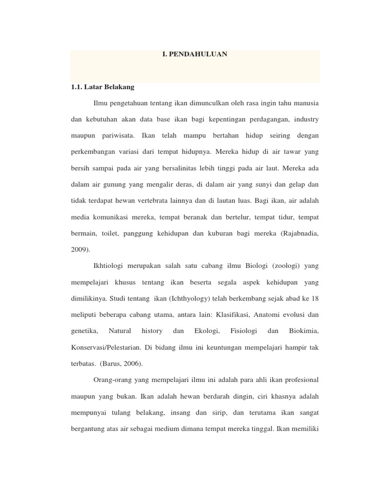 Morfometrik dan Meristik Ikan Nila | PDF | Kesehatan Holistik