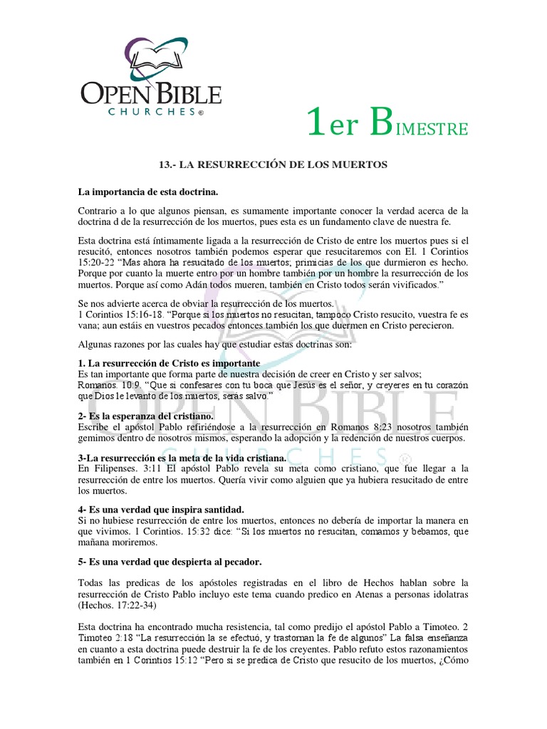 La resurrección de los muertos y el juicio eterno: Fundamentos de la fe ...