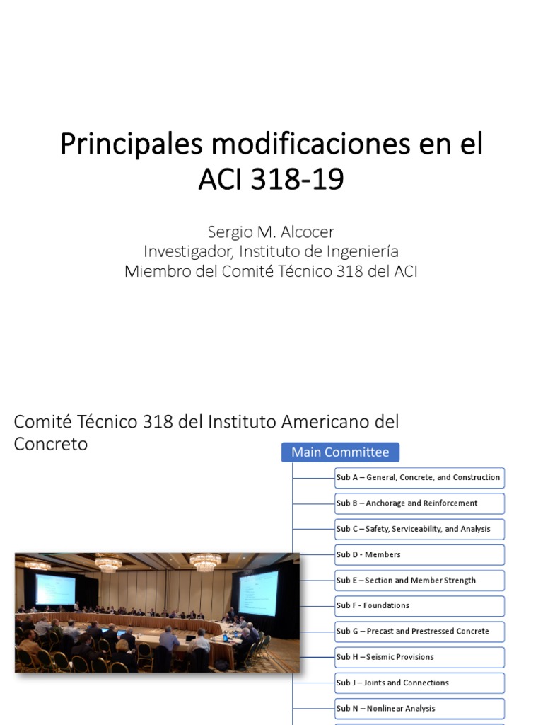 Principales Cambios en Codigo ACI 318-19 PDF | PDF