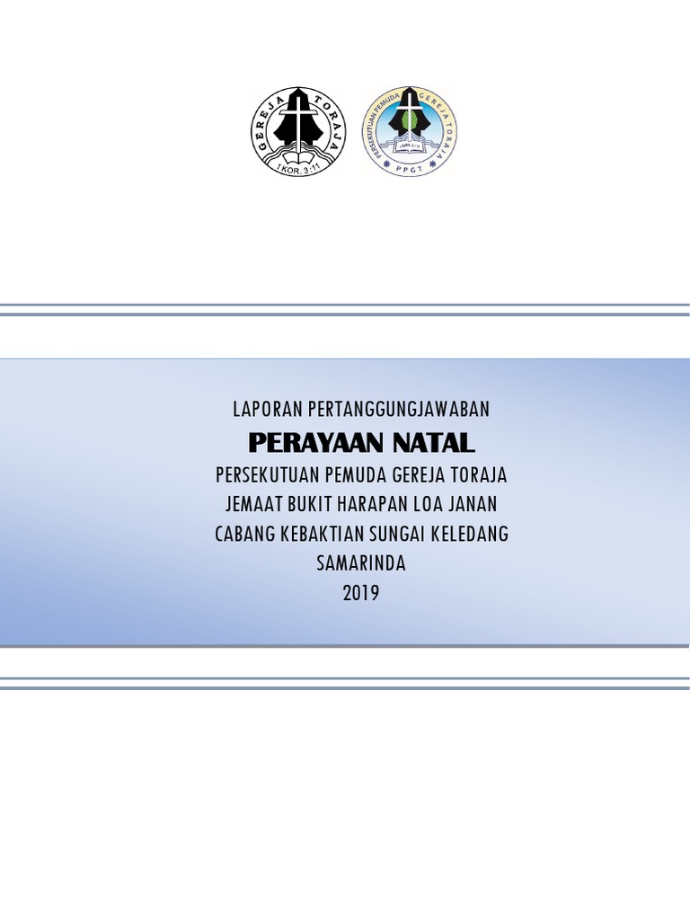 Laporan Pertanggungjawaban Natal 2019 | PDF