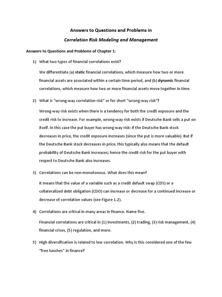 P2 T5 Meissner Correlation Pdf Collateralized Debt Obligation Value At Risk