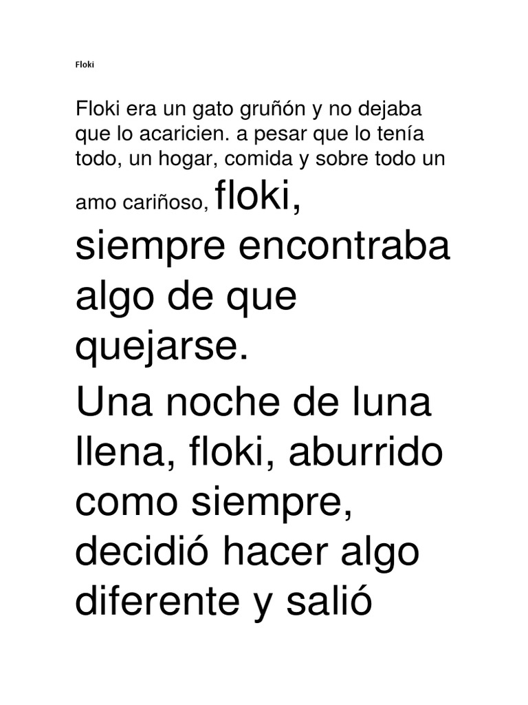 Floki | PDF