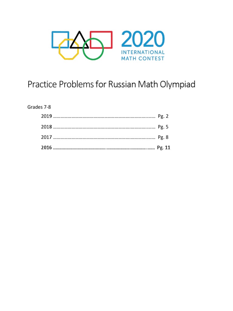 RSM STD 7-8 Practice Test | PDF