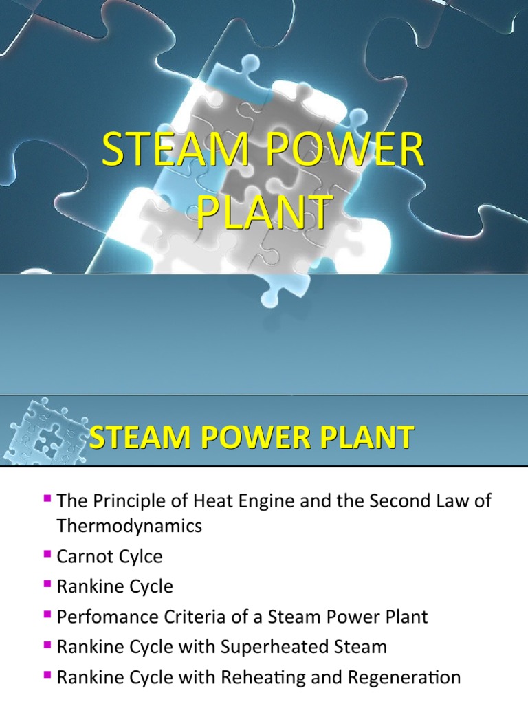Steam Power Plant Cycles Analysis | PDF | Home & Garden | Technology ...