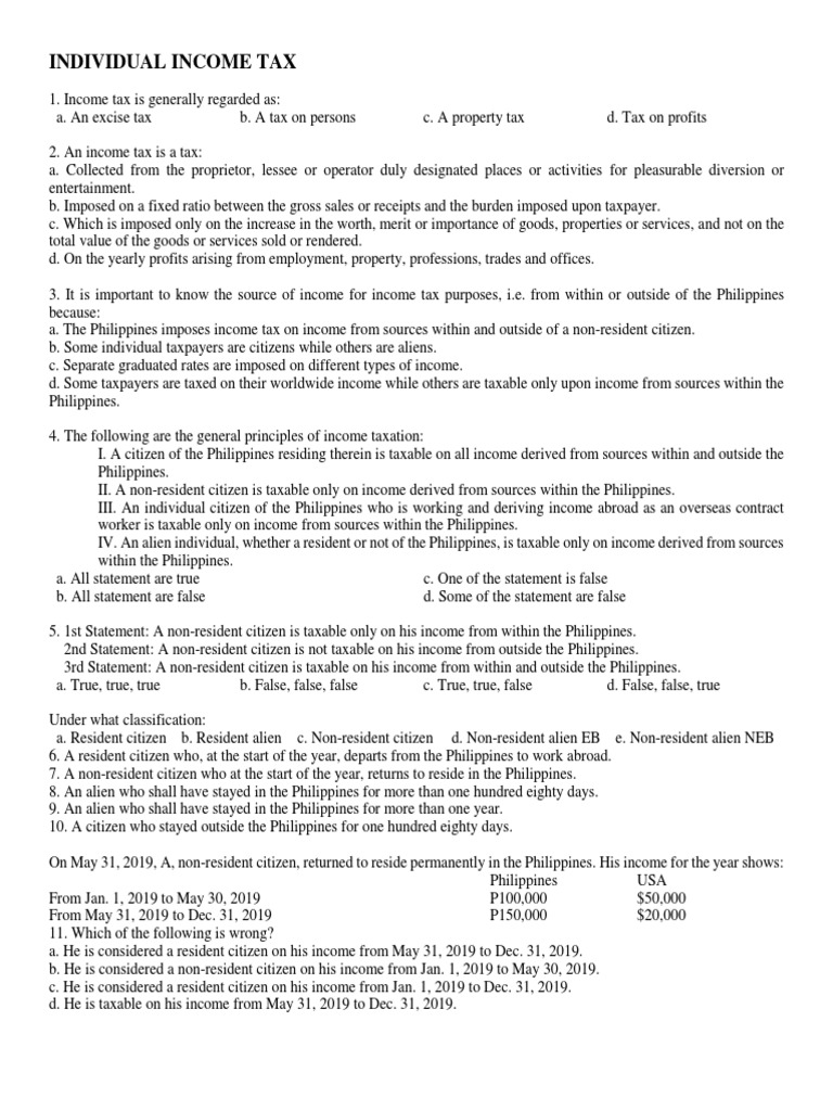 Individual Intax | PDF