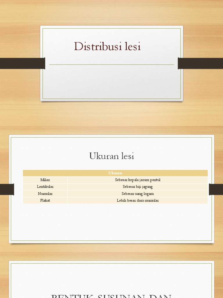 Distribusi Lesi Kulit | PDF