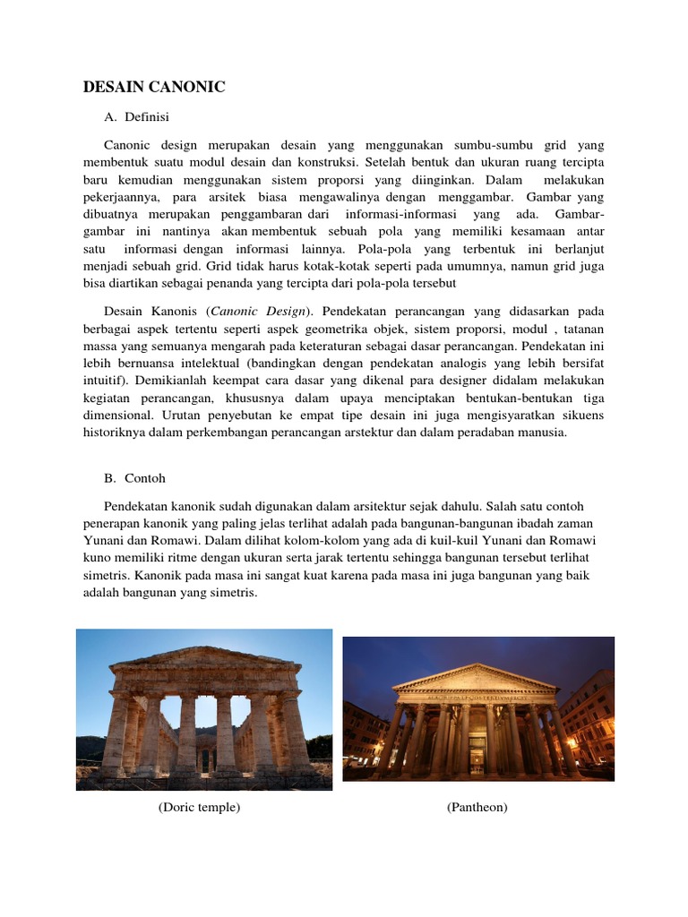 Desain Kanonik | PDF