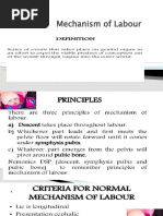 Mechanism of Labour: LOA & ROA Explained | PDF | Pelvis | Childbirth