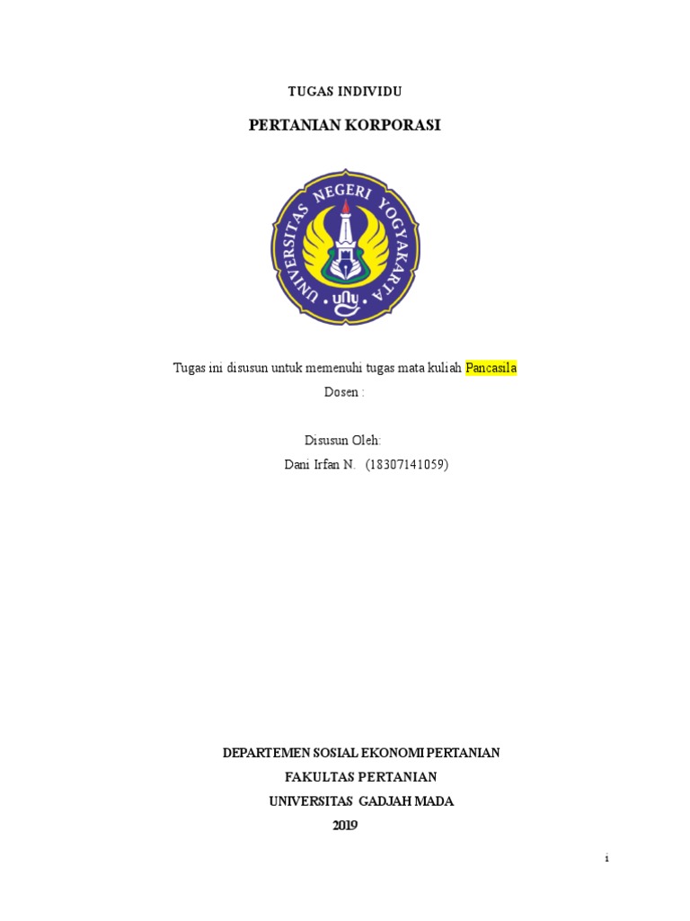 Format Makalah Kelompok UNY | PDF