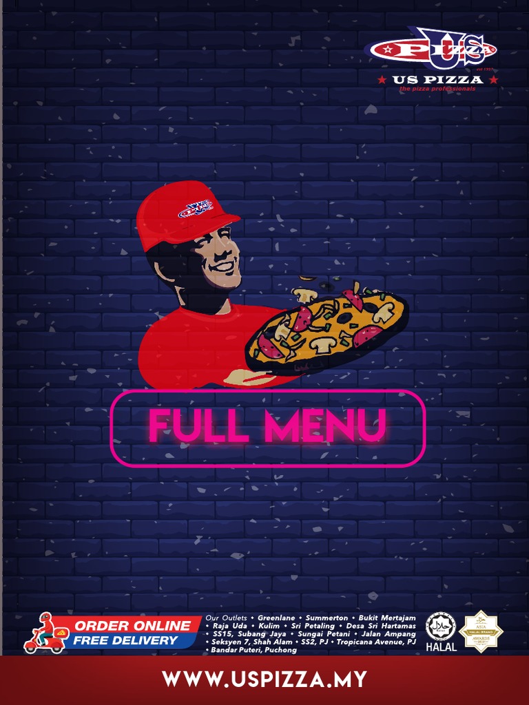 US PIZZA Full Menu | PDF