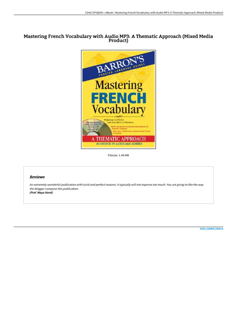 Mastering French Vocabulary PDF | PDF | Cd Rom | E Books