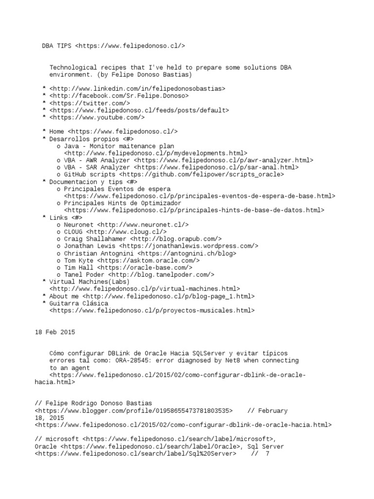 Cómo Configurar DBLink de Oracle Hacia SQLServer y Evitar Típicos Errores Tal Como ORA-28545 ...