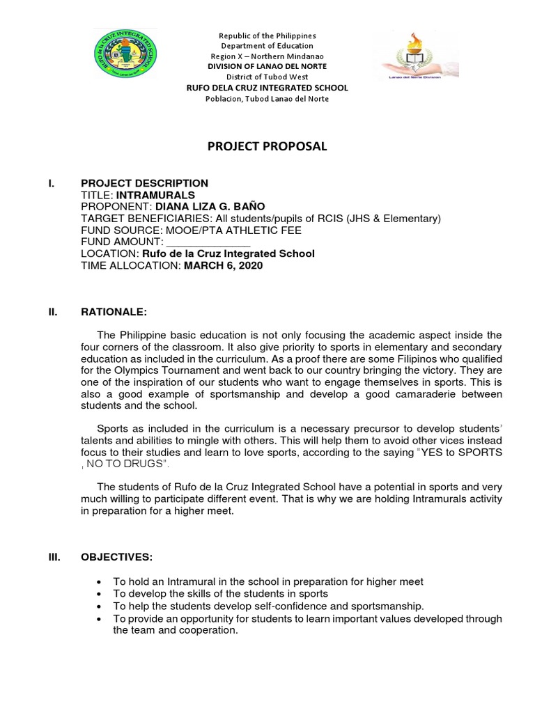 Program ACTIVITIES INTRAMURALS 2020 | PDF | Sports | Leisure