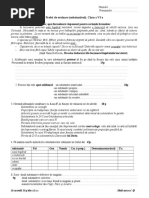 Predicatul Nominal, Fisa de Lucru | PDF