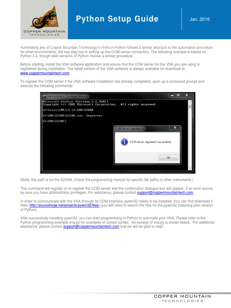 CMT Python Setup Guide | PDF