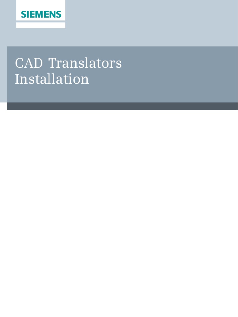 CAD SetupInstallation Guide | PDF