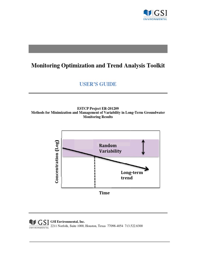 Monitoring Frequency Optimization Toolkit User's Guide ER-201209.V3 ...