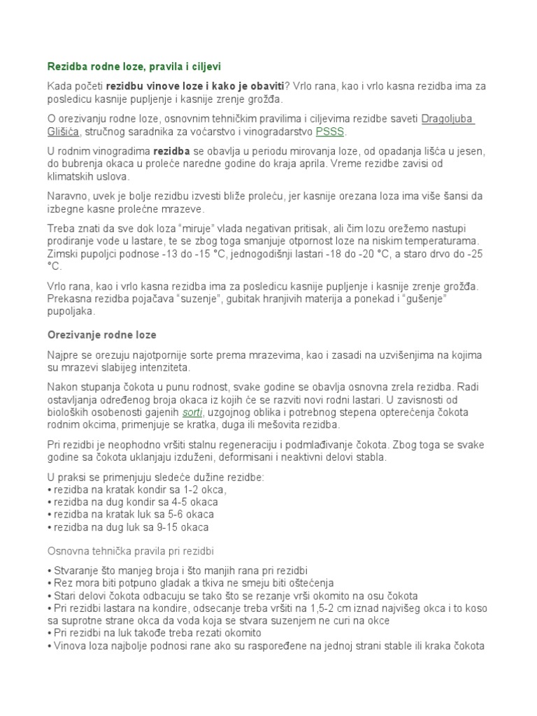 Rezidba Rodne Loze | PDF