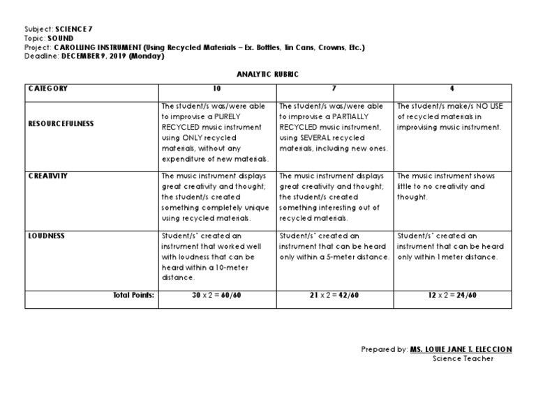 Carolling Instrument