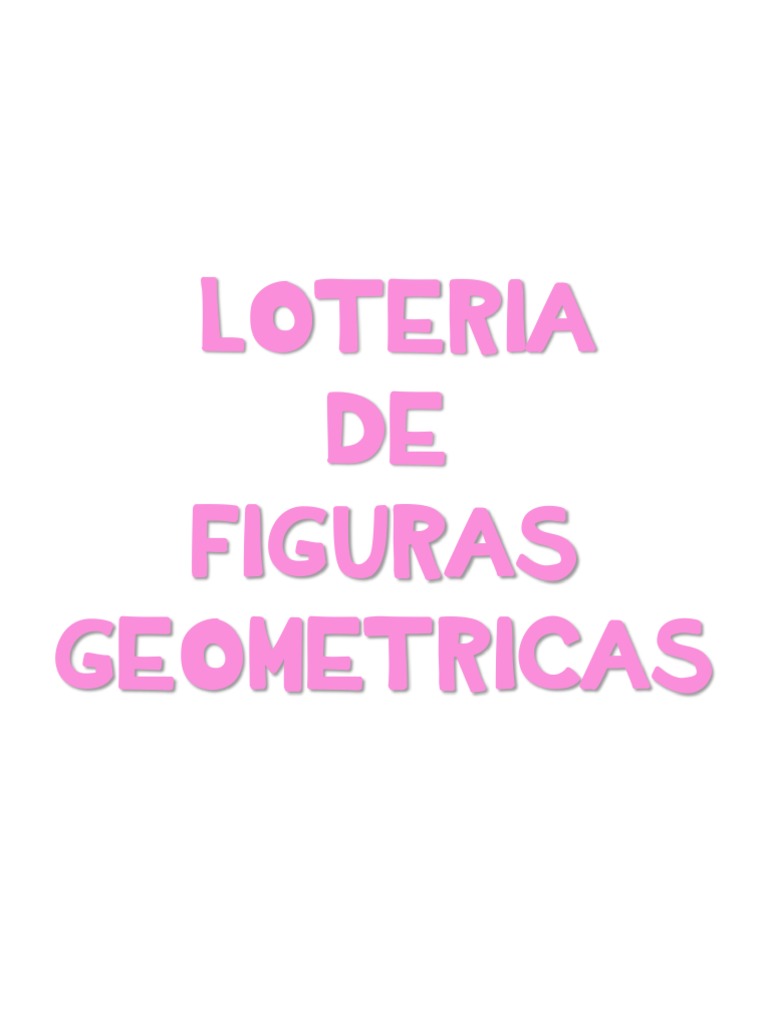 Lotería de Figuras Geométricas PDF | PDF