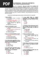 Examen Excel Basico | PDF | Hoja de cálculo | Microsoft Excel