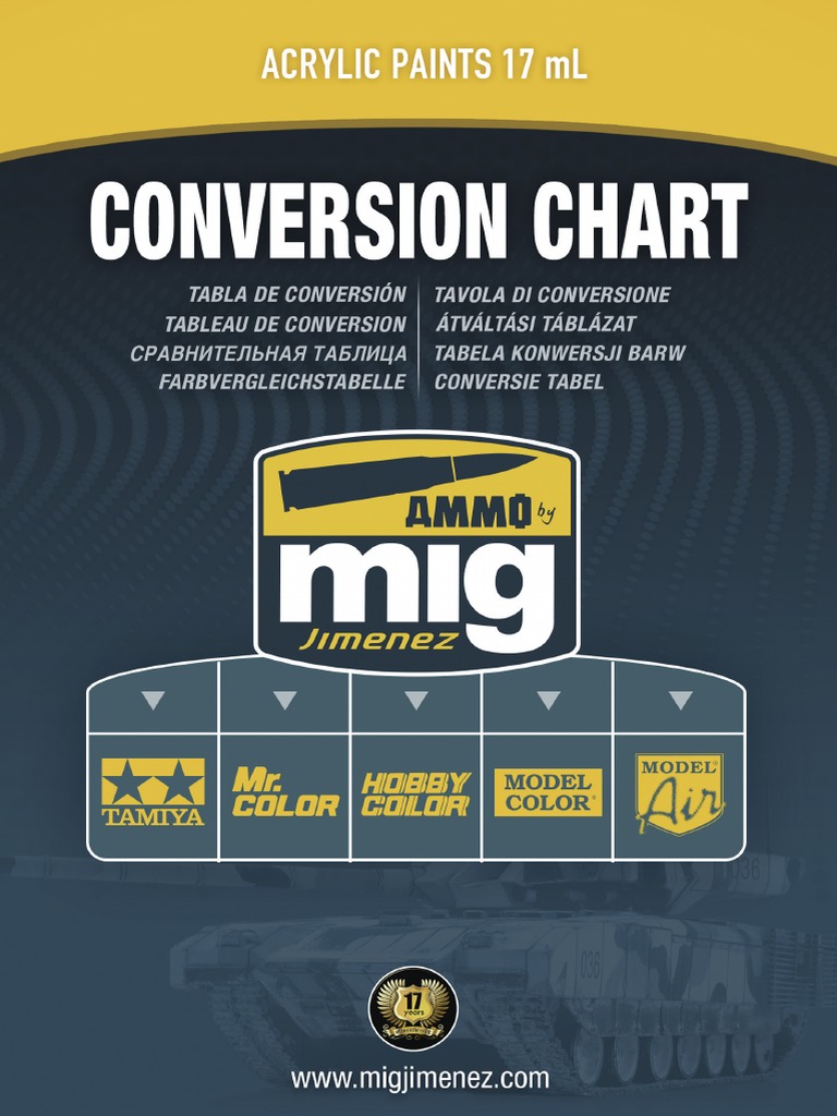 AMO MIG Acrylic-Colors-Conversion-Chart PDF | PDF