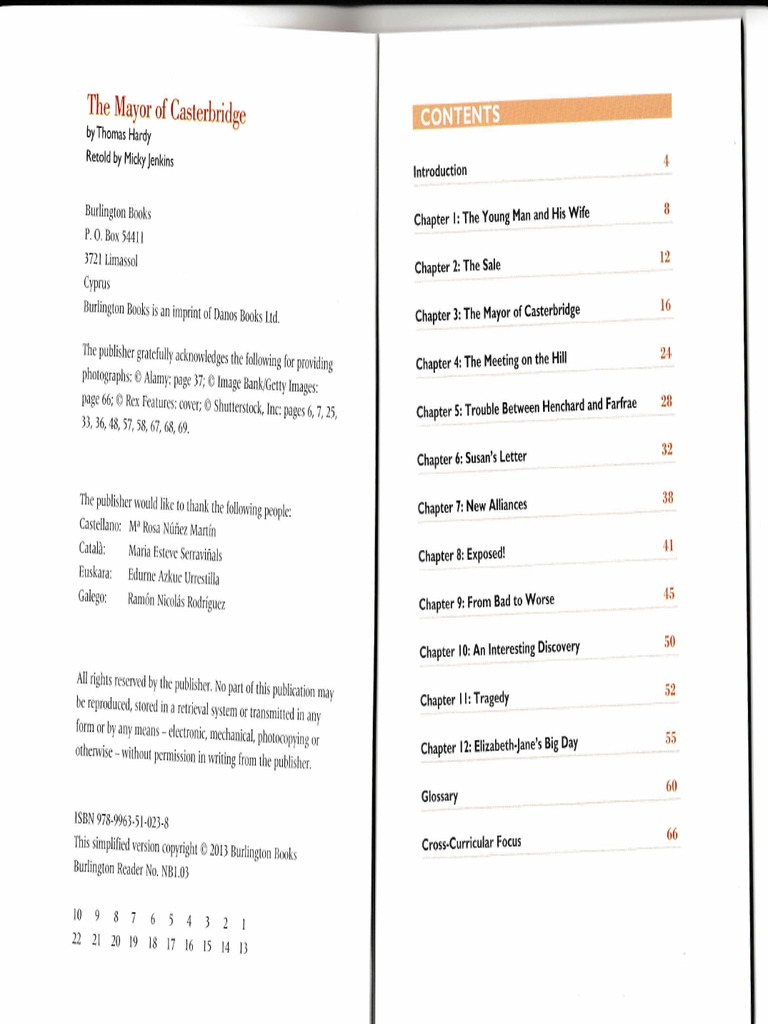 The Mayor of Casterbridge | PDF