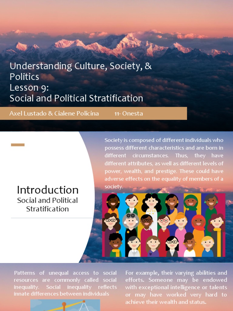 Social and Political Stratification | PDF