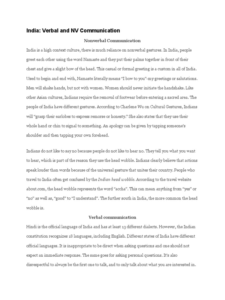 Indian Communication Insights | PDF