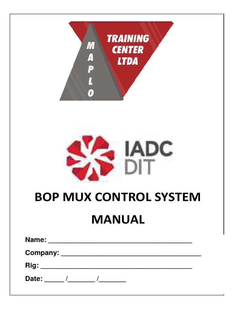 BOP Mux Control System Manual (English) | PDF | Home & Garden | Science ...