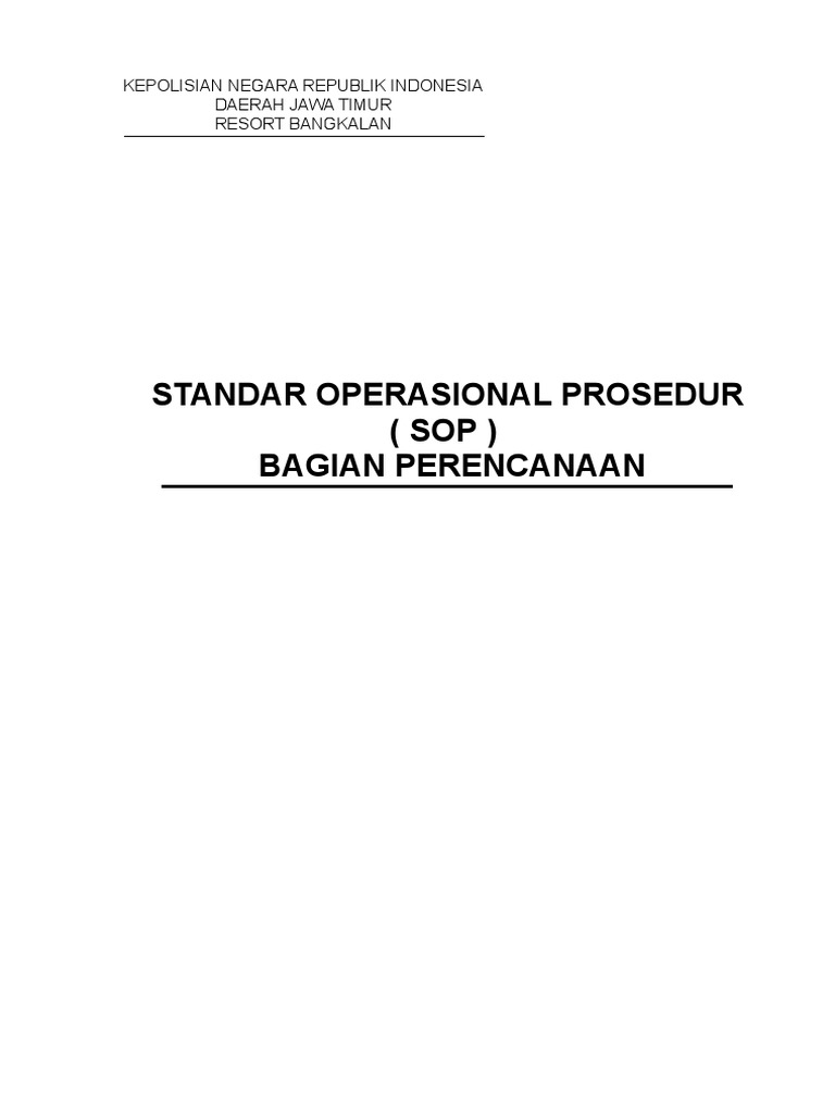 Sop Bagren | PDF | Pengelolaan Keuangan & Uang