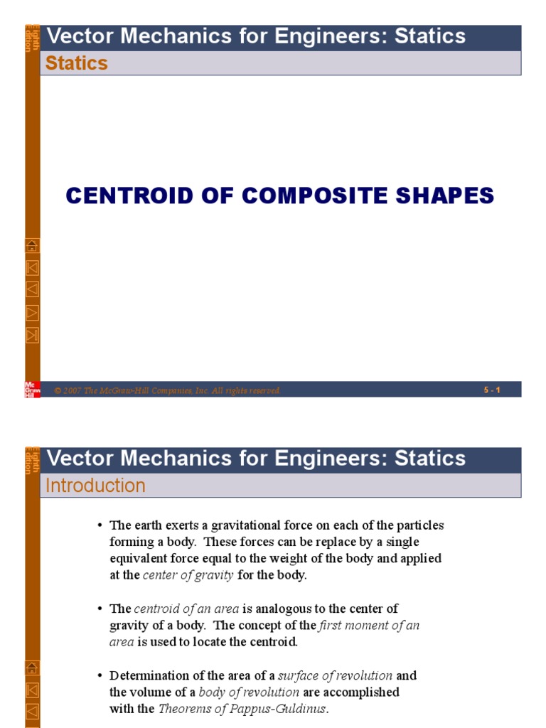 Centroid of Composite Bodies | PDF