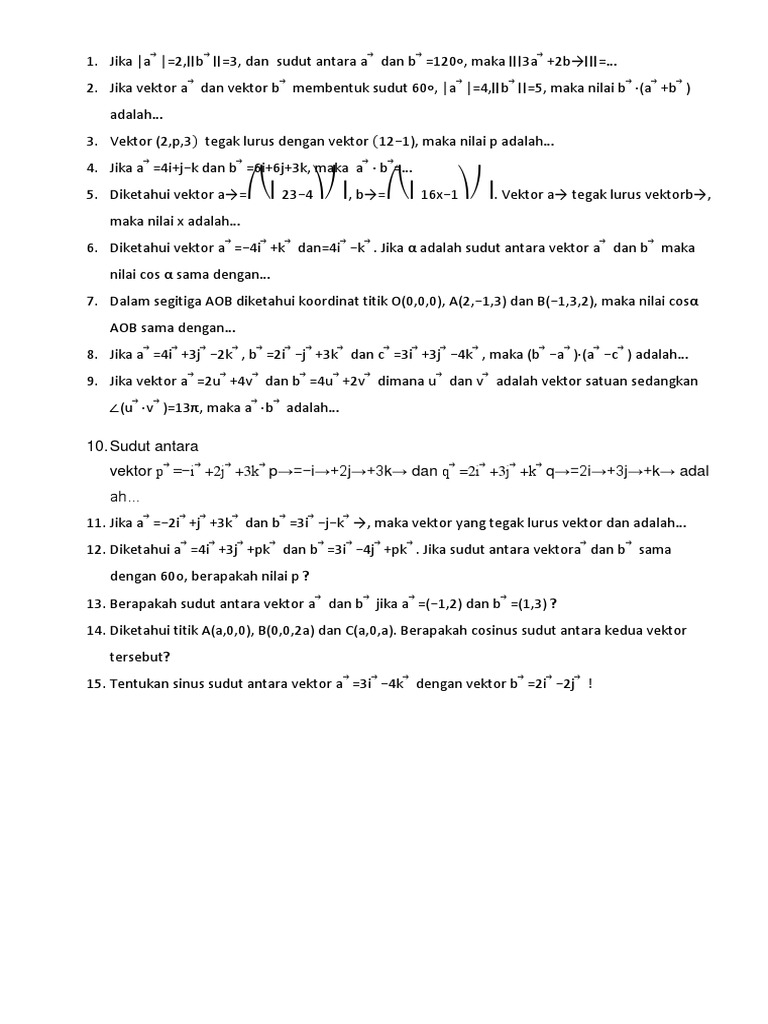 Soal Mat Minat | PDF