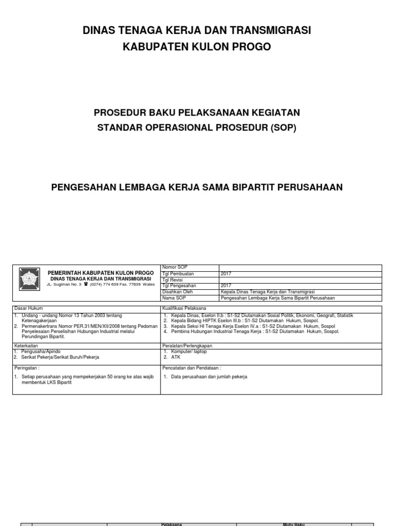 Contoh LKS BIPARTIT | PDF