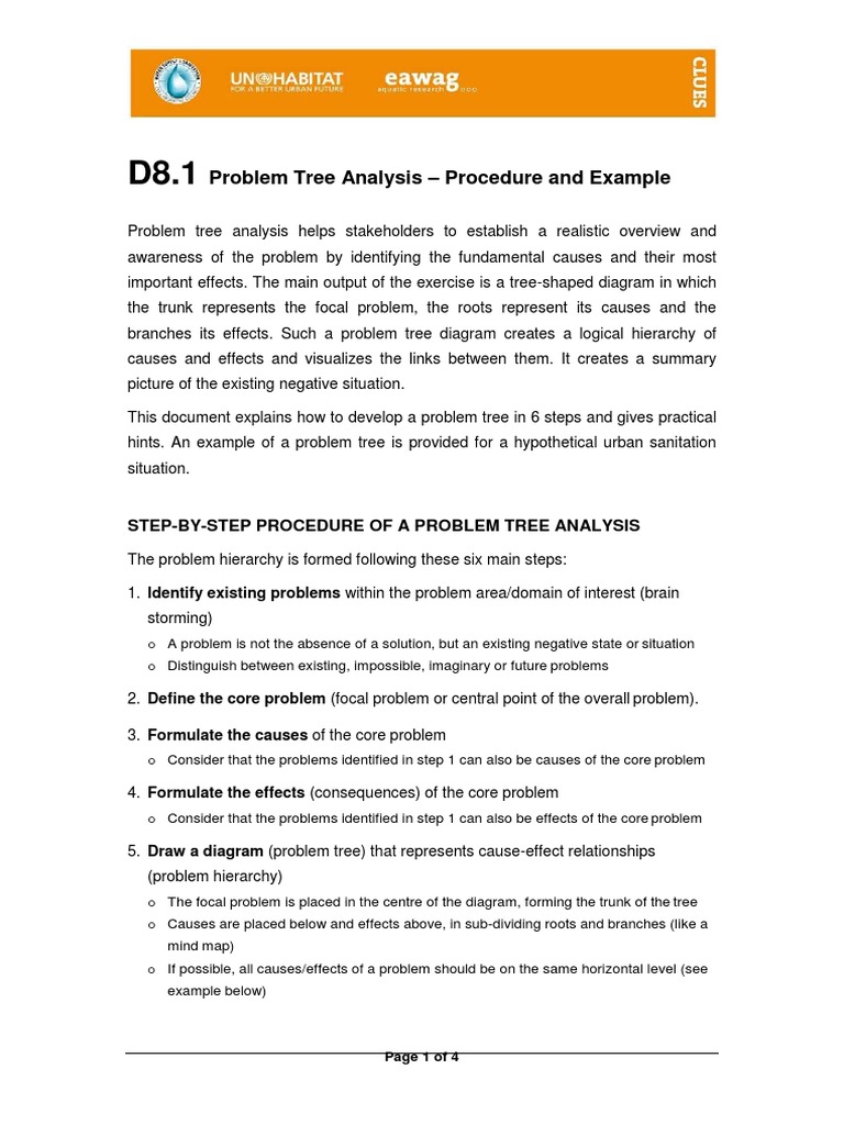 Problem Tree Analysis Guide | PDF