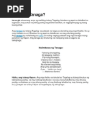 Limang Bahagi NG Banghay | PDF