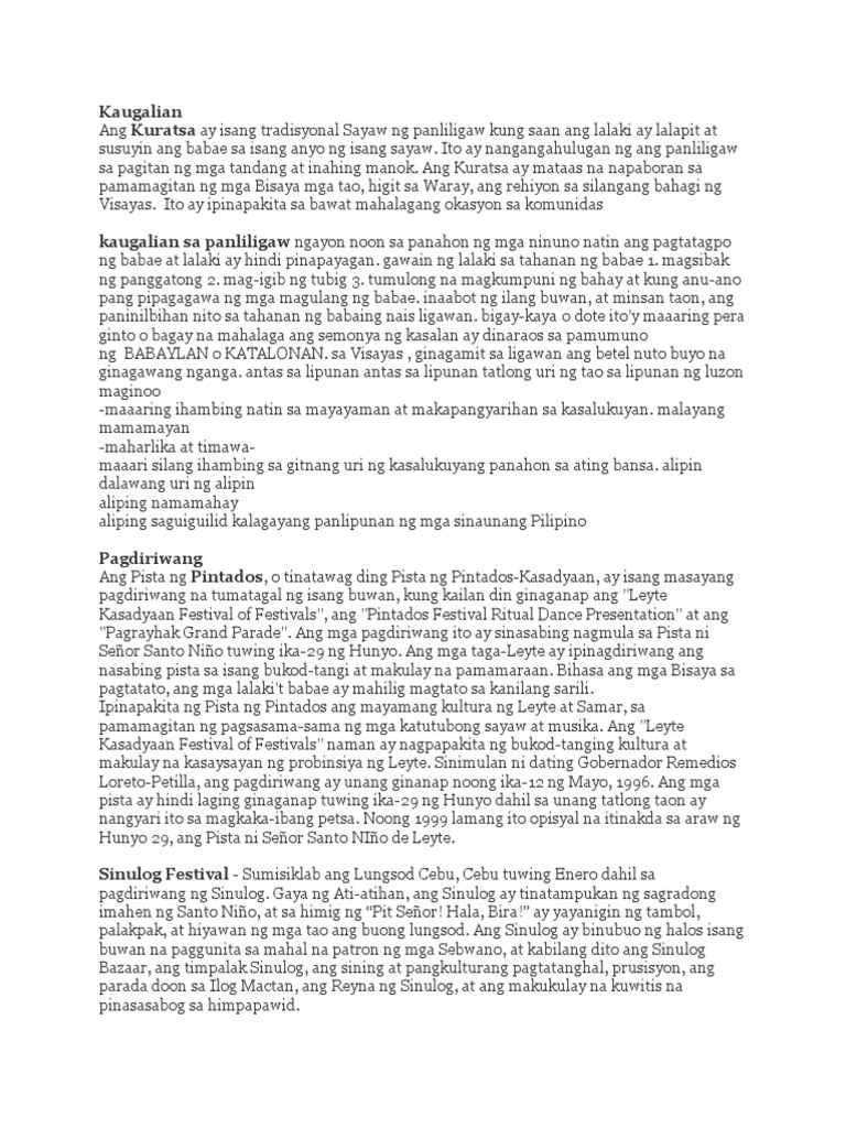 Kaugalian | PDF